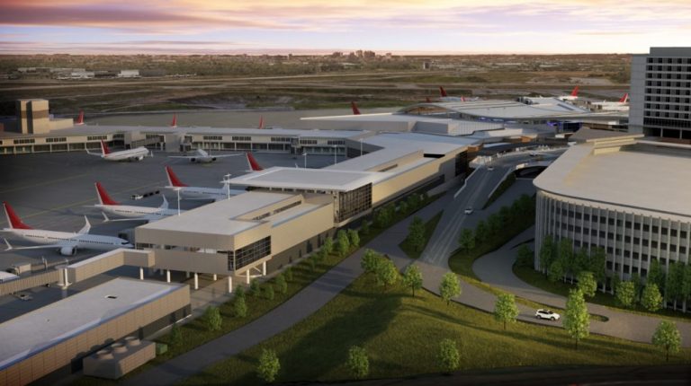 Milestone: BNA celebrates topping out of Concourse D & Terminal Wings ...